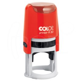 Печат Colop Printer R24, Ǿ24 мм., черен, син